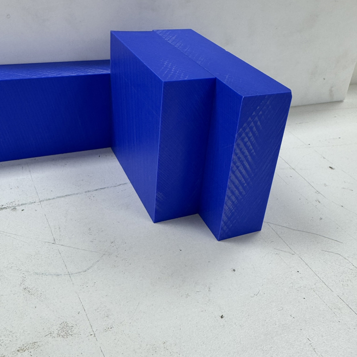 Acetal MX-D FDA BLUE Detectable POM-C Shapes On Trident Plastics, Inc.